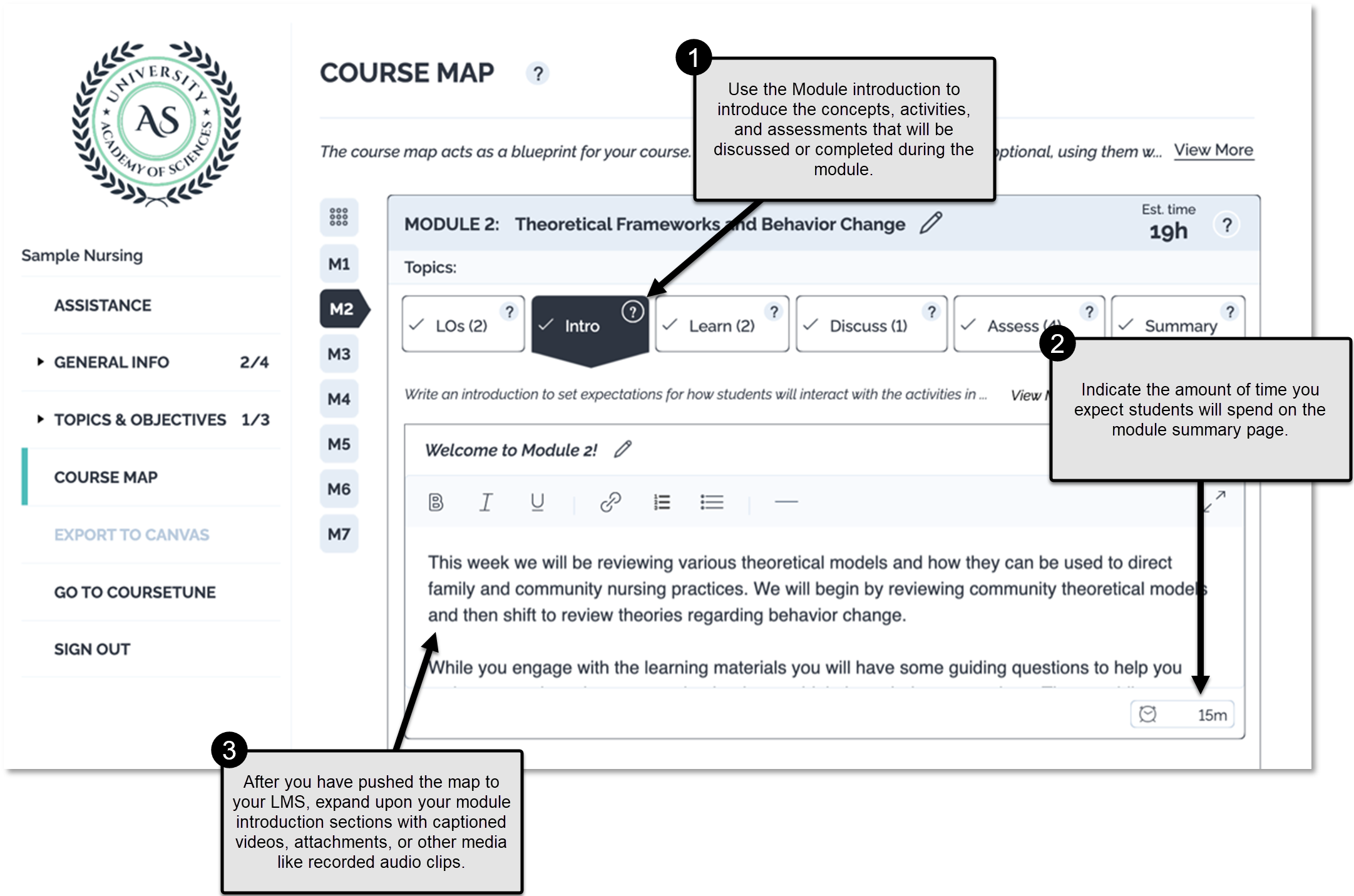 Catalyst Course Map Guide – Coursetune Support